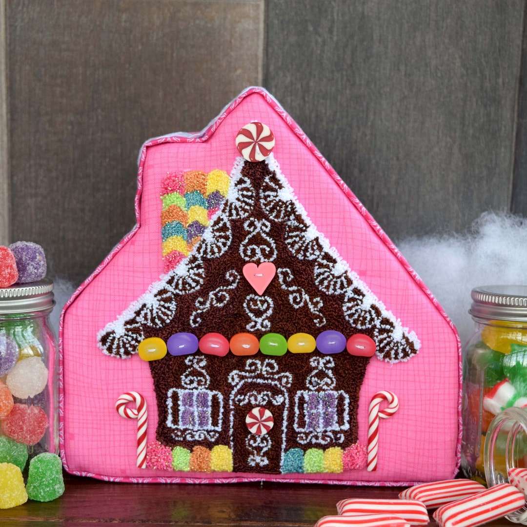 Gingersnap Sweet Shack Punch Needle Pattern and Fabric - Etsy