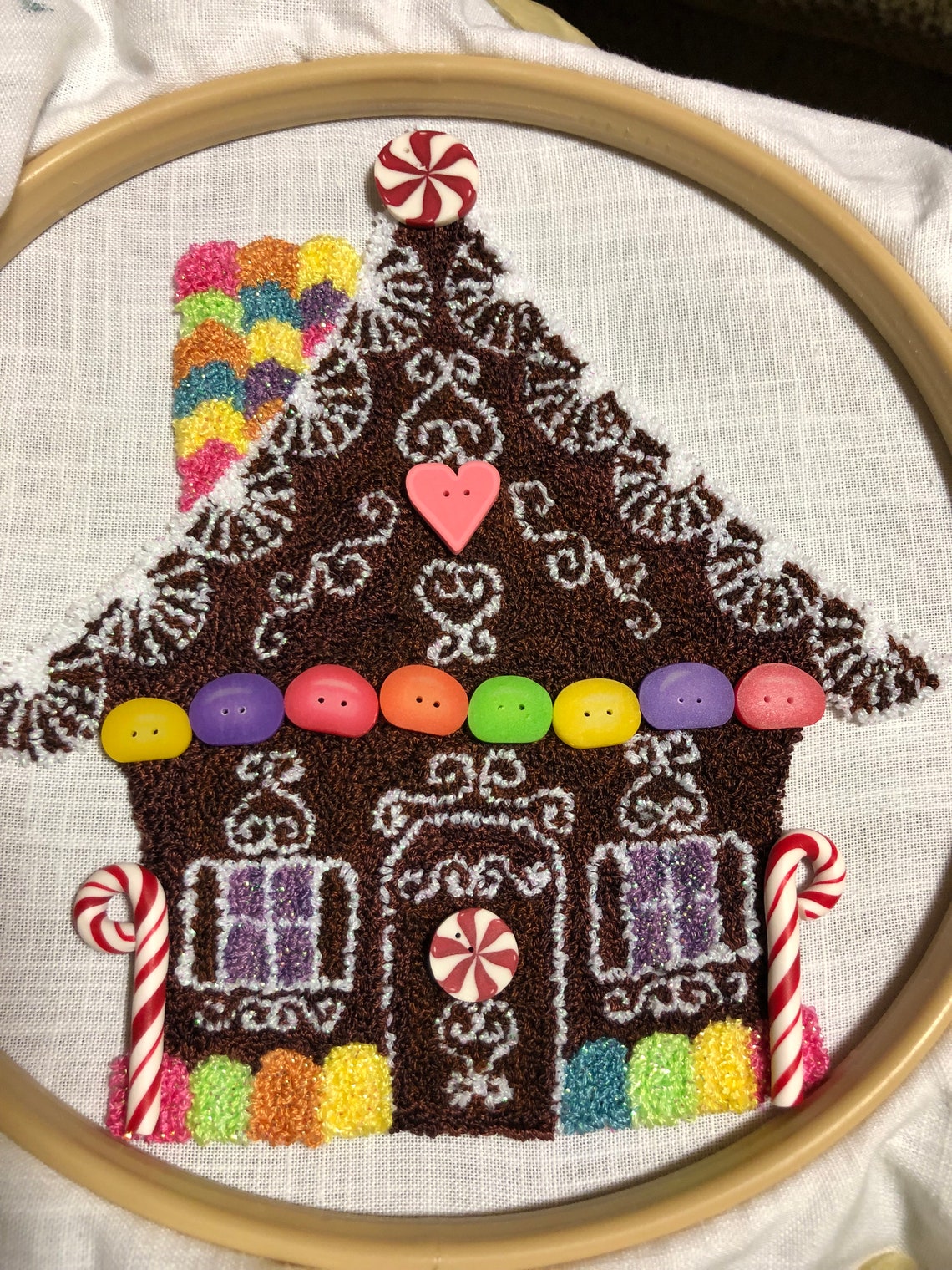 Gingersnap Sweet Shack Punch Needle Pattern and Fabric - Etsy