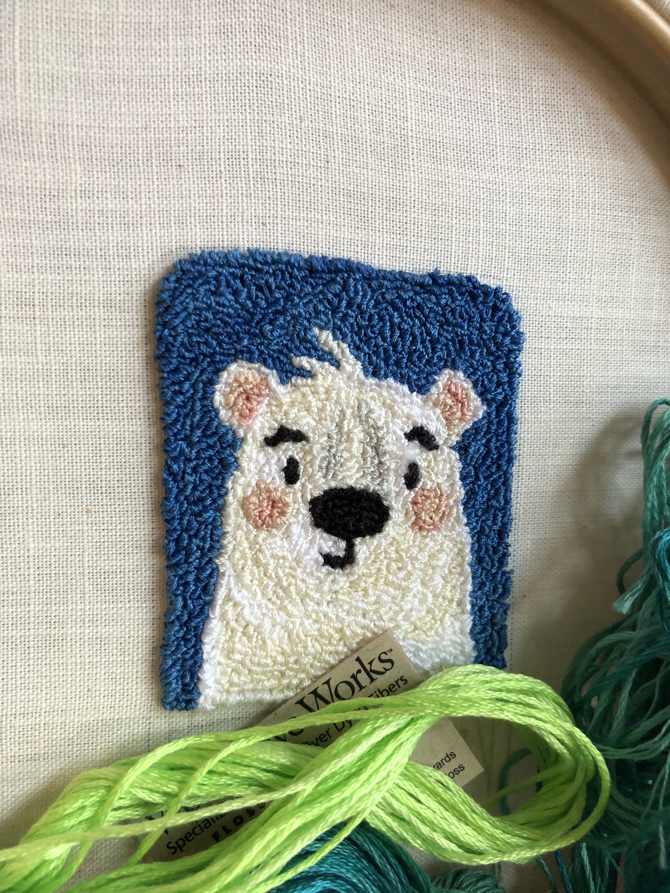 Swimming With the Fishes Punch Needle | Etsy