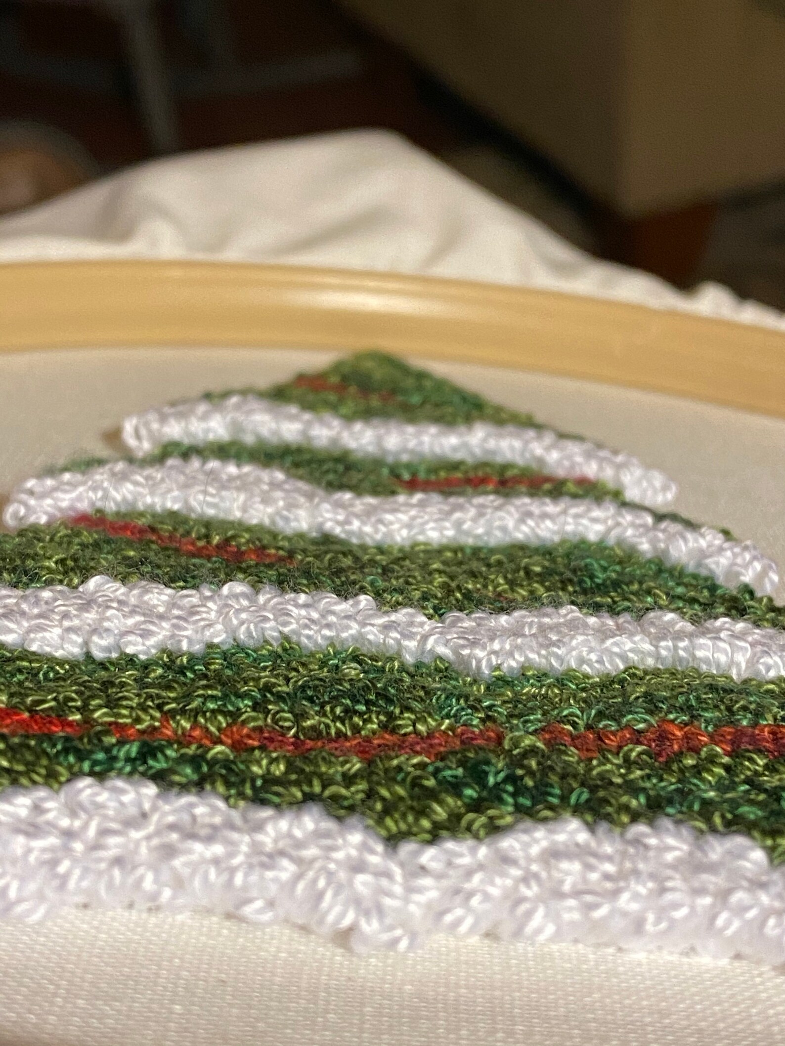 Oh Christmas Tree Punch Needle Pattern, Fabric + Star - Etsy