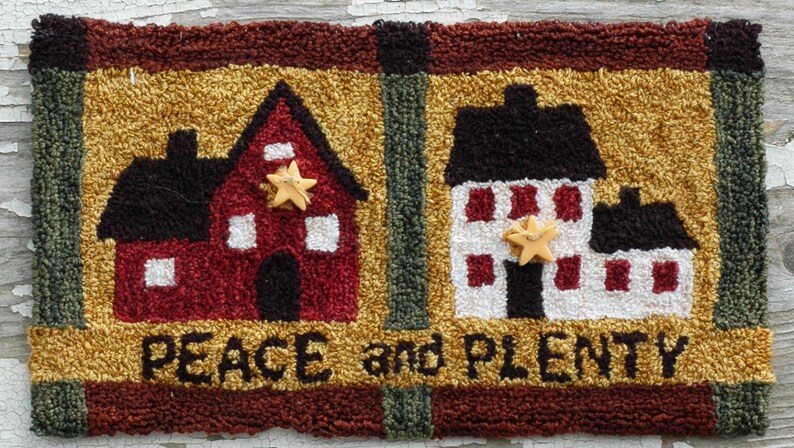 Peace and Plenty Punch Needle - Etsy