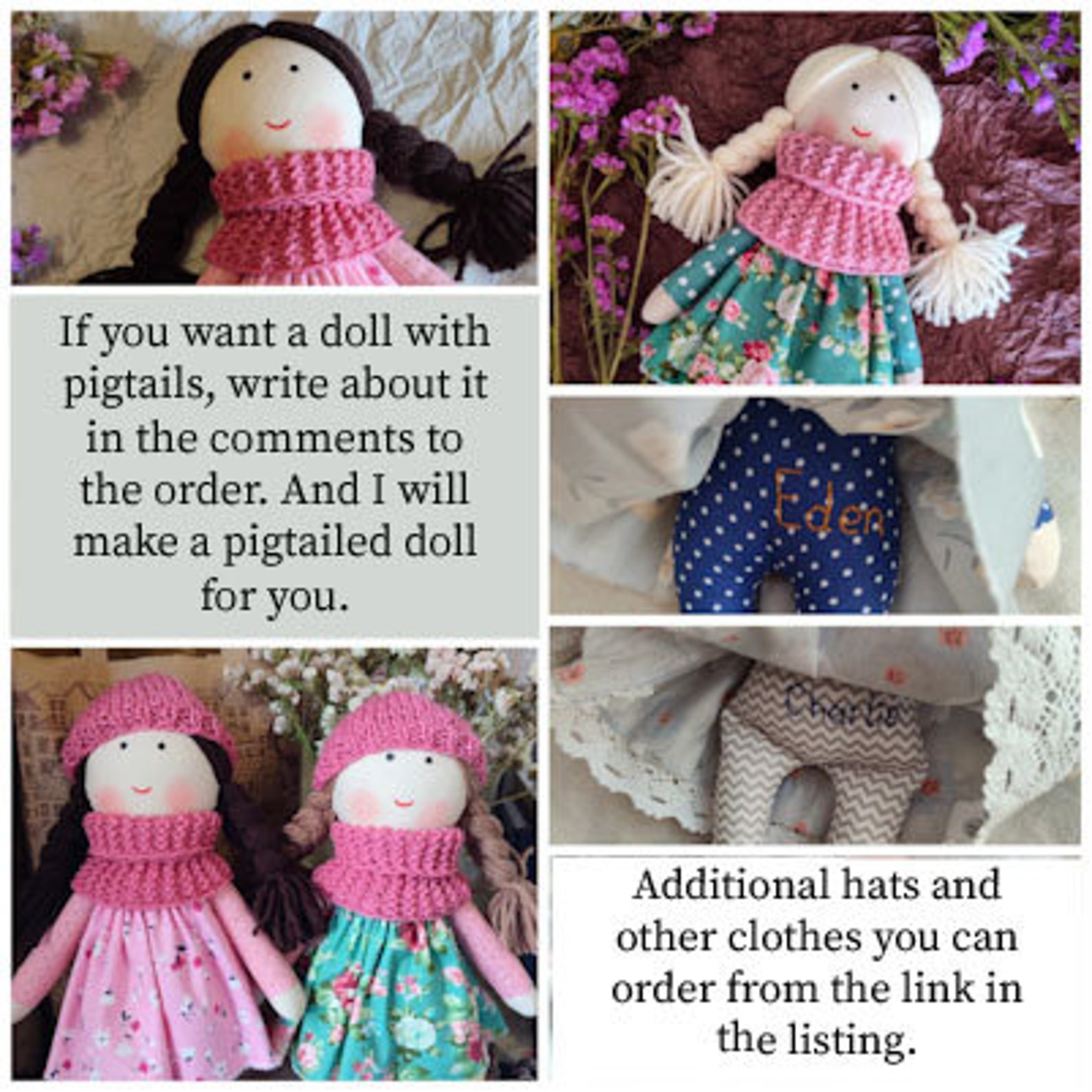 Made to Order Personalized Doll Custom Rag Doll Girl Cloth - Etsy