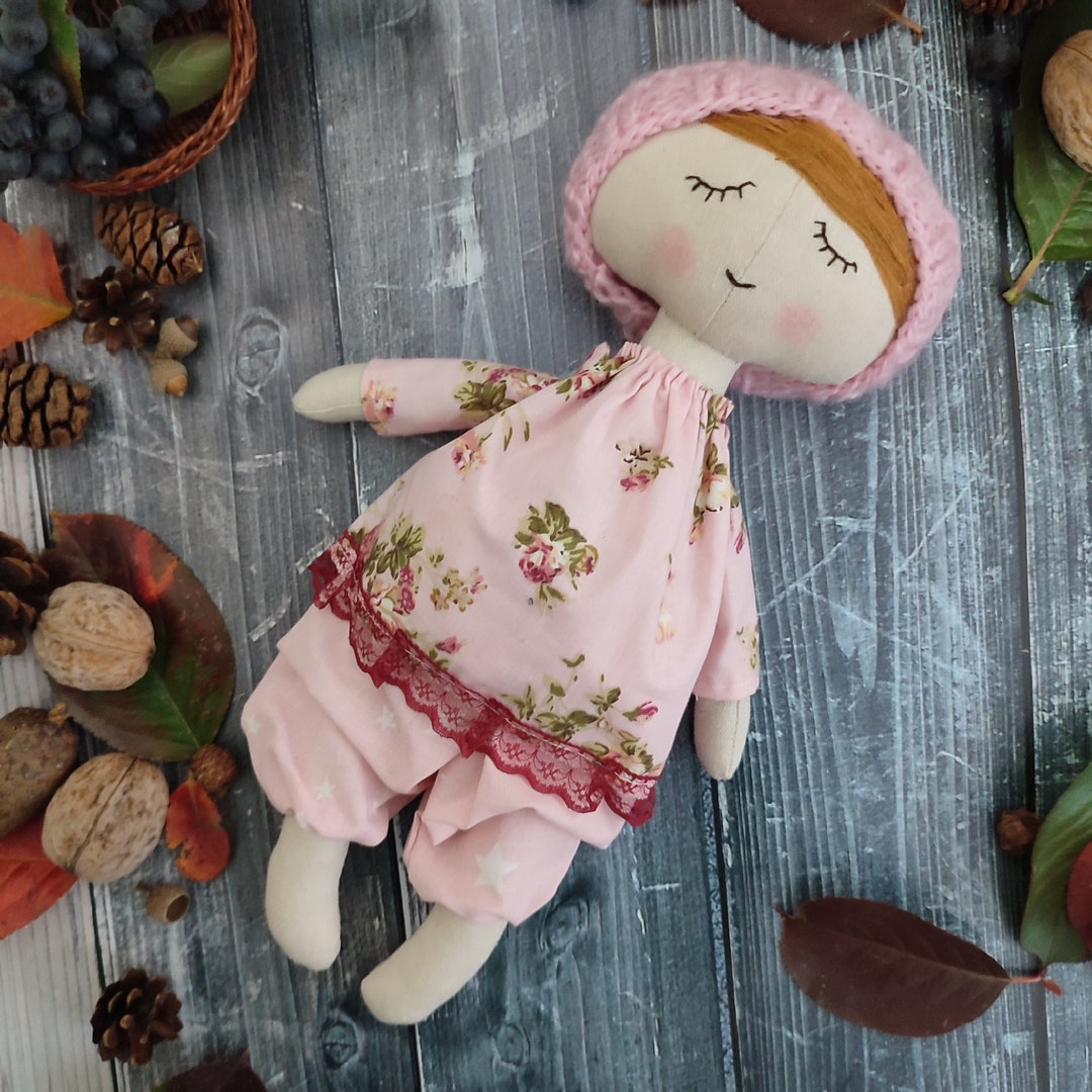 Personalized Soft Doll for Girl Babies First Rag Doll 1st - Etsy