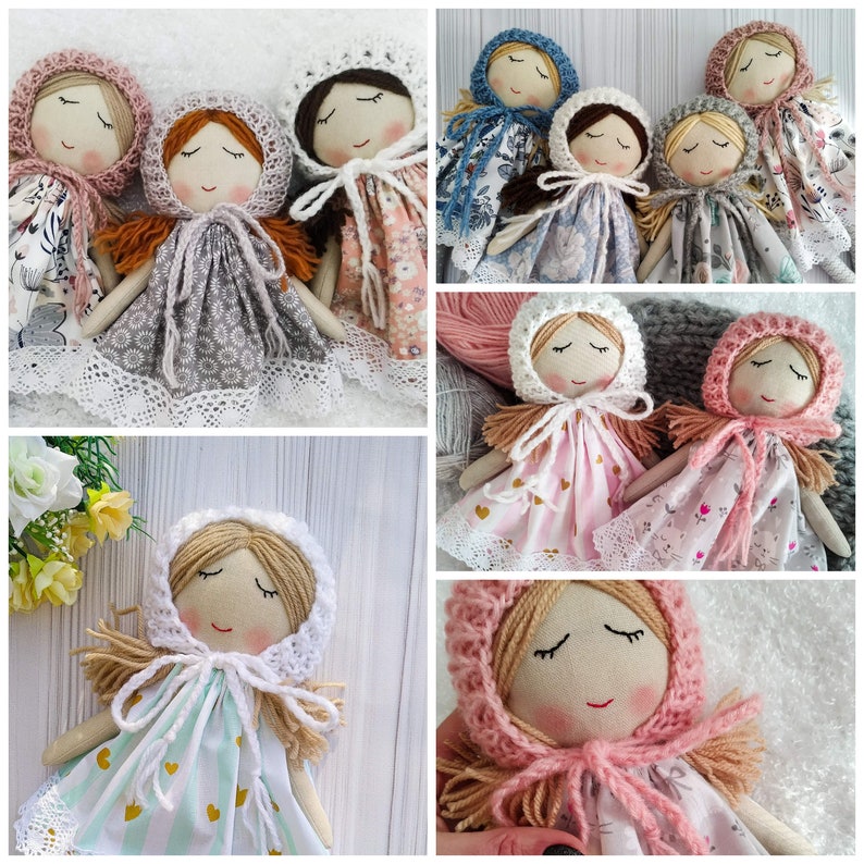 Custom Rag Doll Girl Made to Order Personalized Doll | Etsy