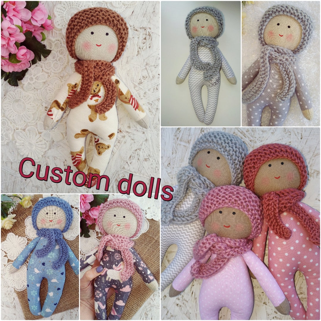 Custom Handmade Doll Baby's First Doll Made to Order Personalized Doll ...