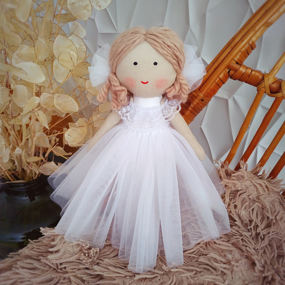 Flower Girl Doll Gift Ballerina Doll Fabric Dancer Cloth Doll Textile ...