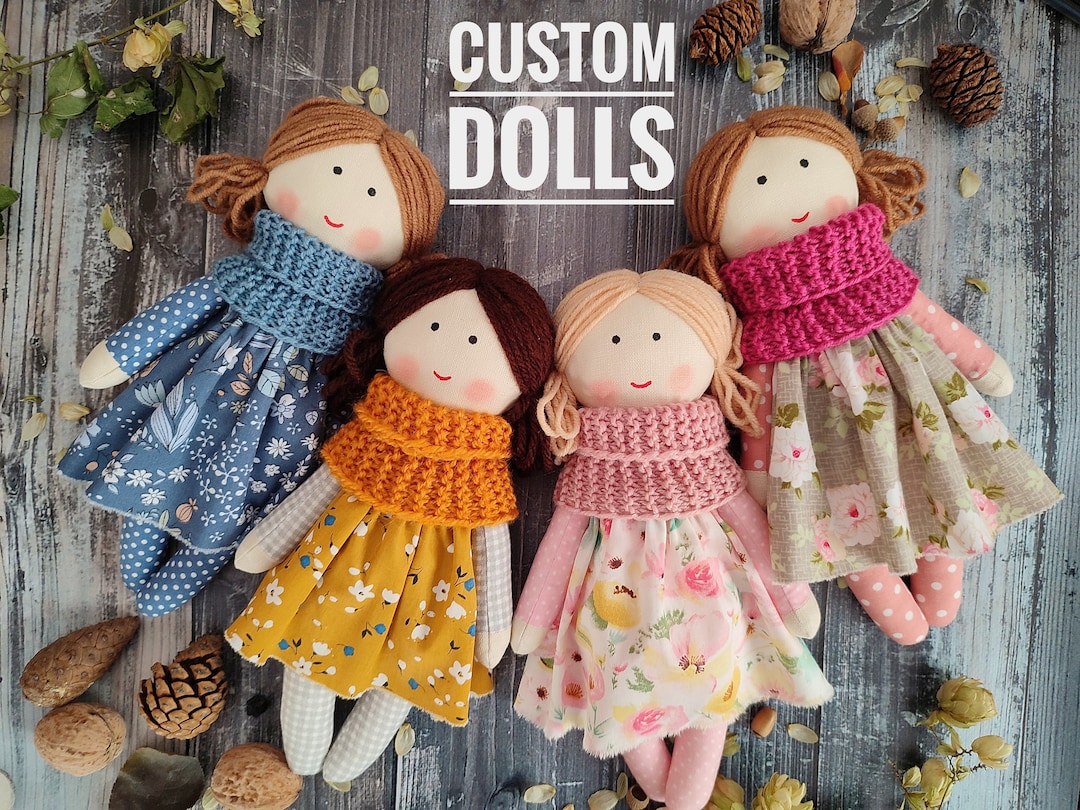 Made to Order Personalized Doll Custom Rag Doll Girl Cloth Doll With ...