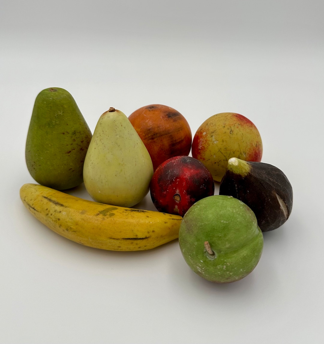 Vintage Italian Marble Fruit - Etsy