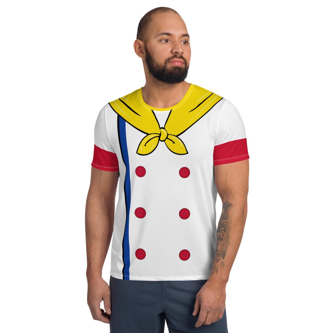 The Famous Mouse Chef Running Costume Men's Athletic T-shirt - Etsy
