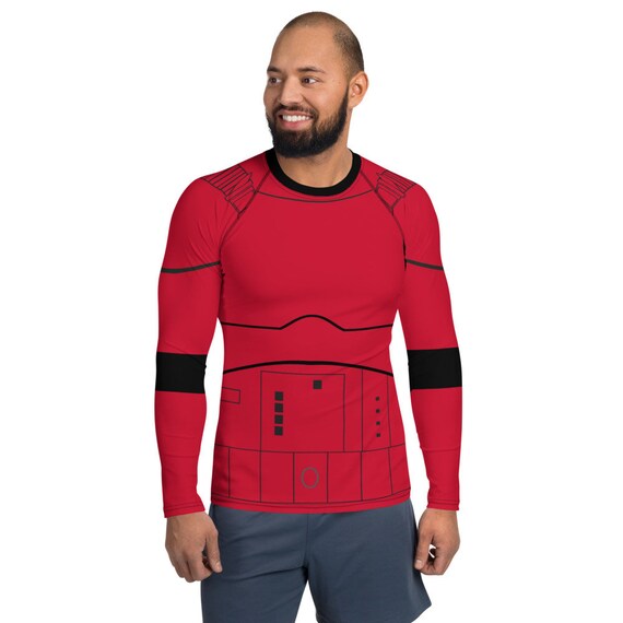 Red Dark Side Guard Running Costume Men's Long Sleeve | Etsy