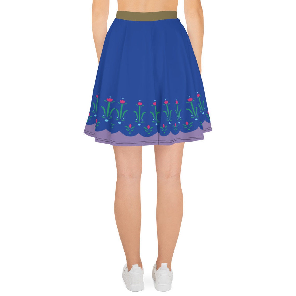 Anna Frozen Inspired Running Costume Skater Skirt - Etsy