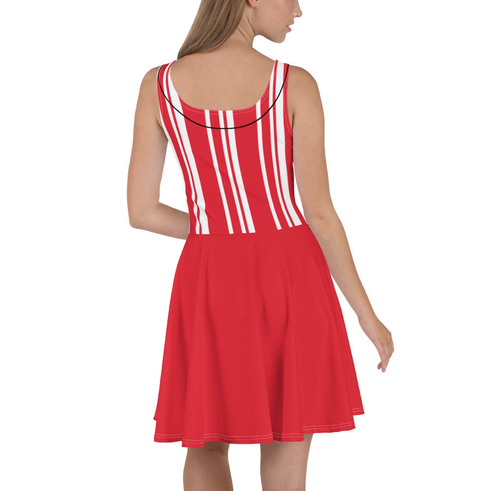 Red Barbershop Quartet Running Costume Skater Dress - Etsy