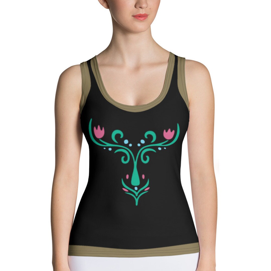 Anna Frozen Inspired Princess Running Costume Tank Top - Etsy