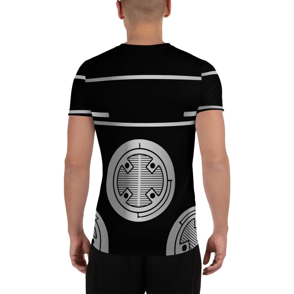 NEW - Athletic Shirt - Dark Side Droid Running Costume Men's Athletic T ...