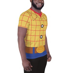 Cowboy Toy Running Costume Men's Athletic T-shirt - Etsy