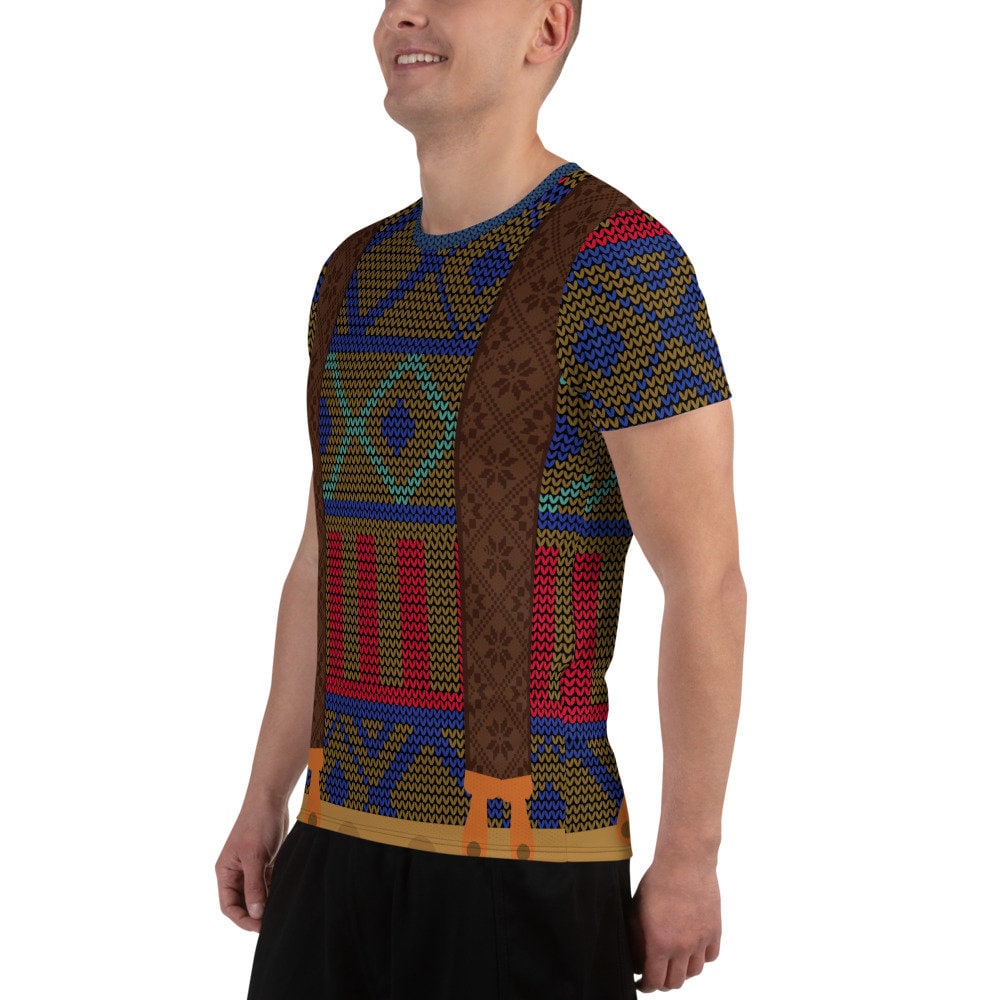 Frozen Shopkeeper Running Costume Men's Athletic T-shirt - Etsy