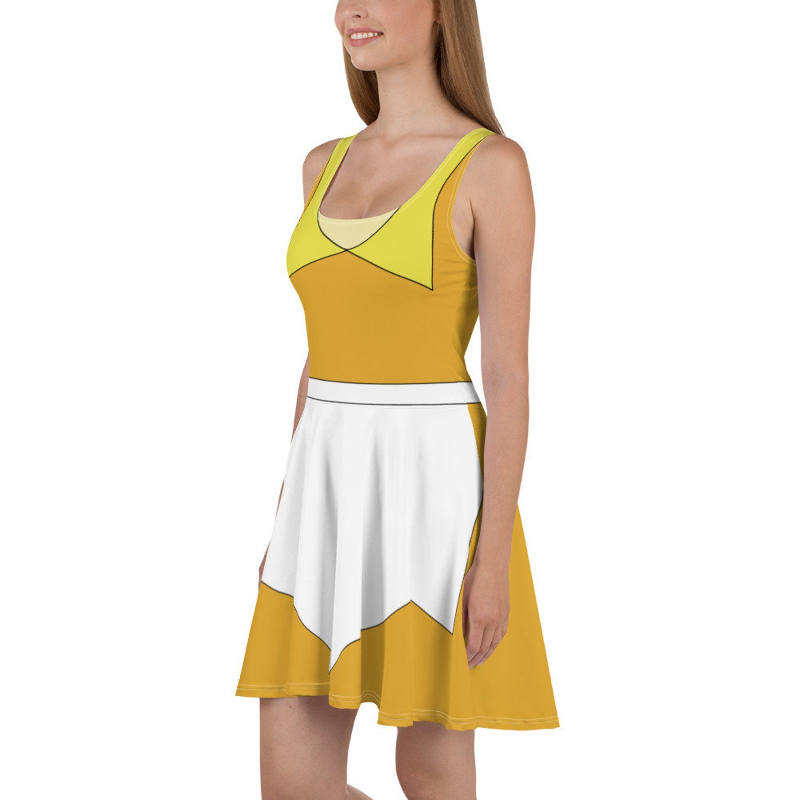 Bayou Princess Waitress Yellow Dress Running Costume Skater - Etsy
