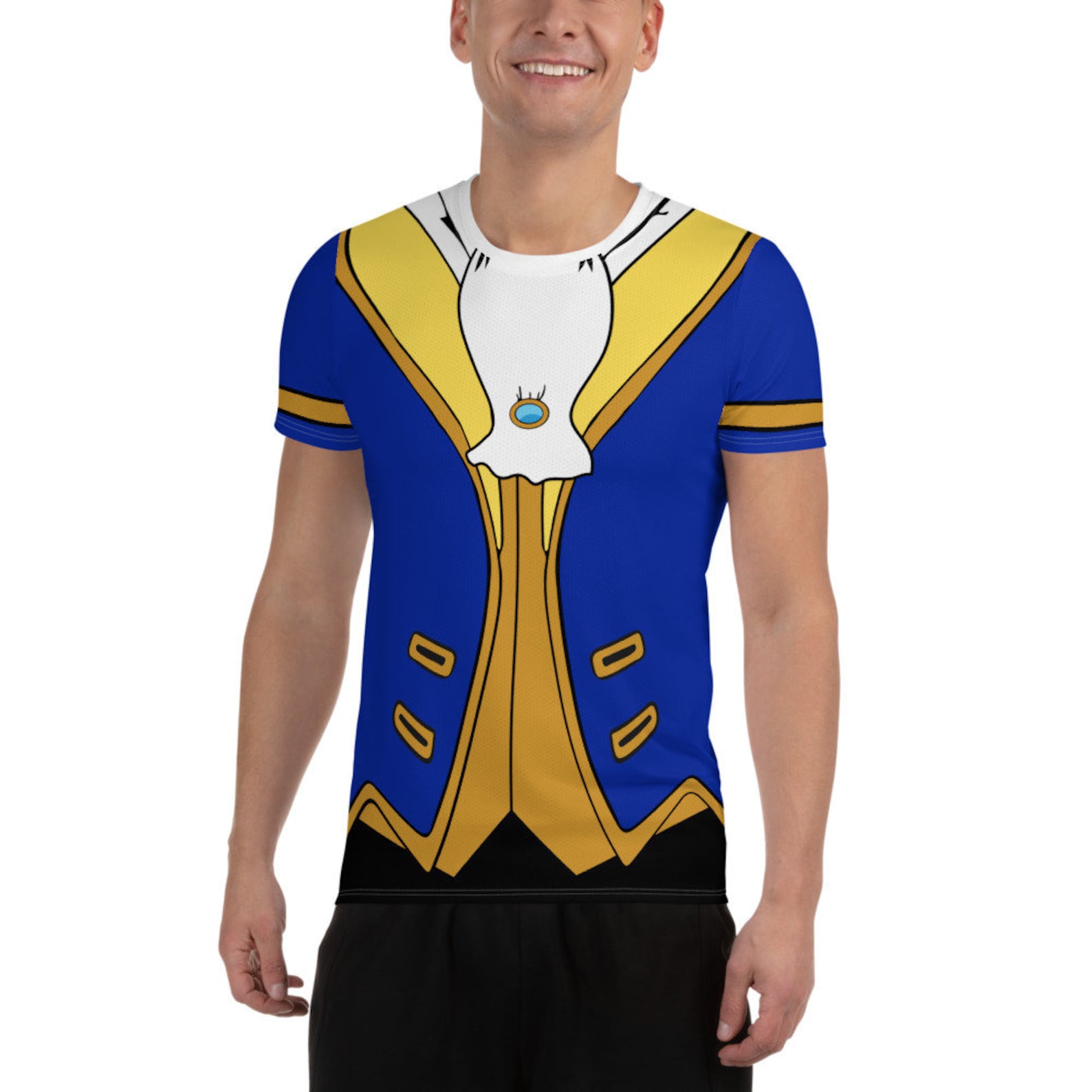 The Beast Running Costume Men's Athletic T-shirt | Etsy