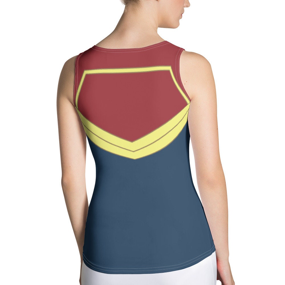 A Marvelous Captain Women's Running Costume Tank Top - Etsy