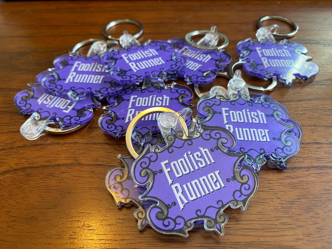 Foolish Runner Haunted Mansion Key Tag - Etsy