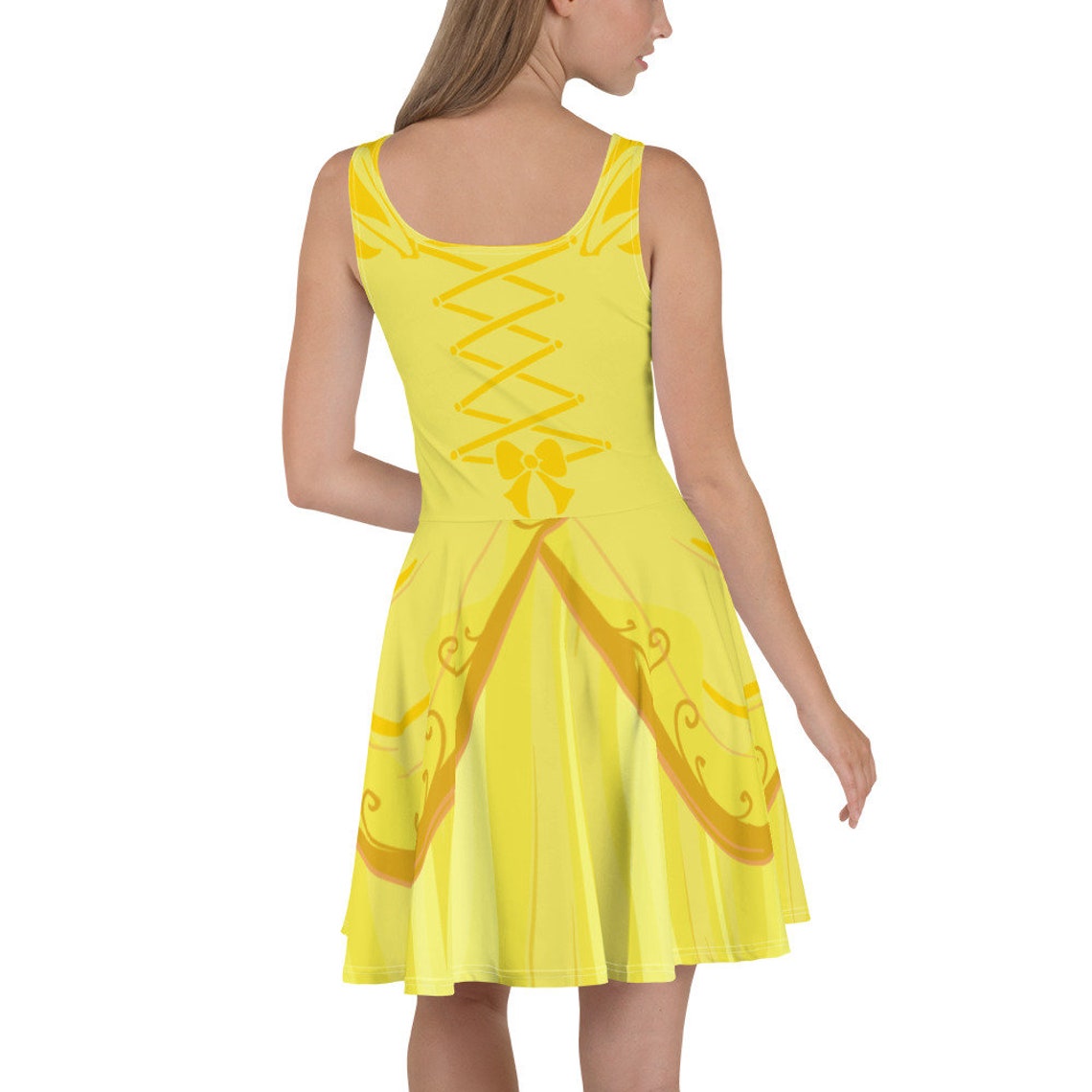 Belle Princess Running Costume Skater Dress - Etsy