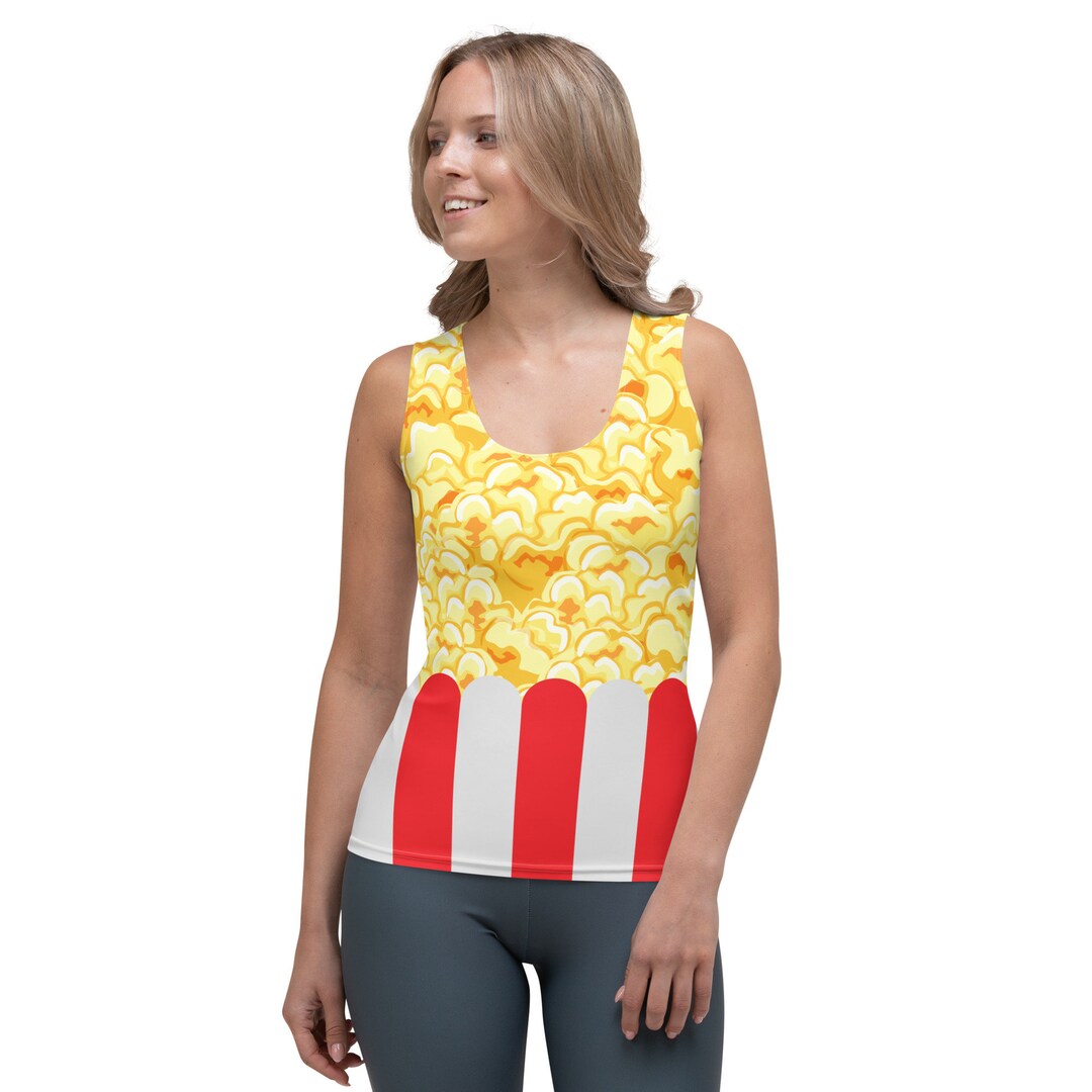 Park Popcorn Snack Running Costume Tank Top - Etsy