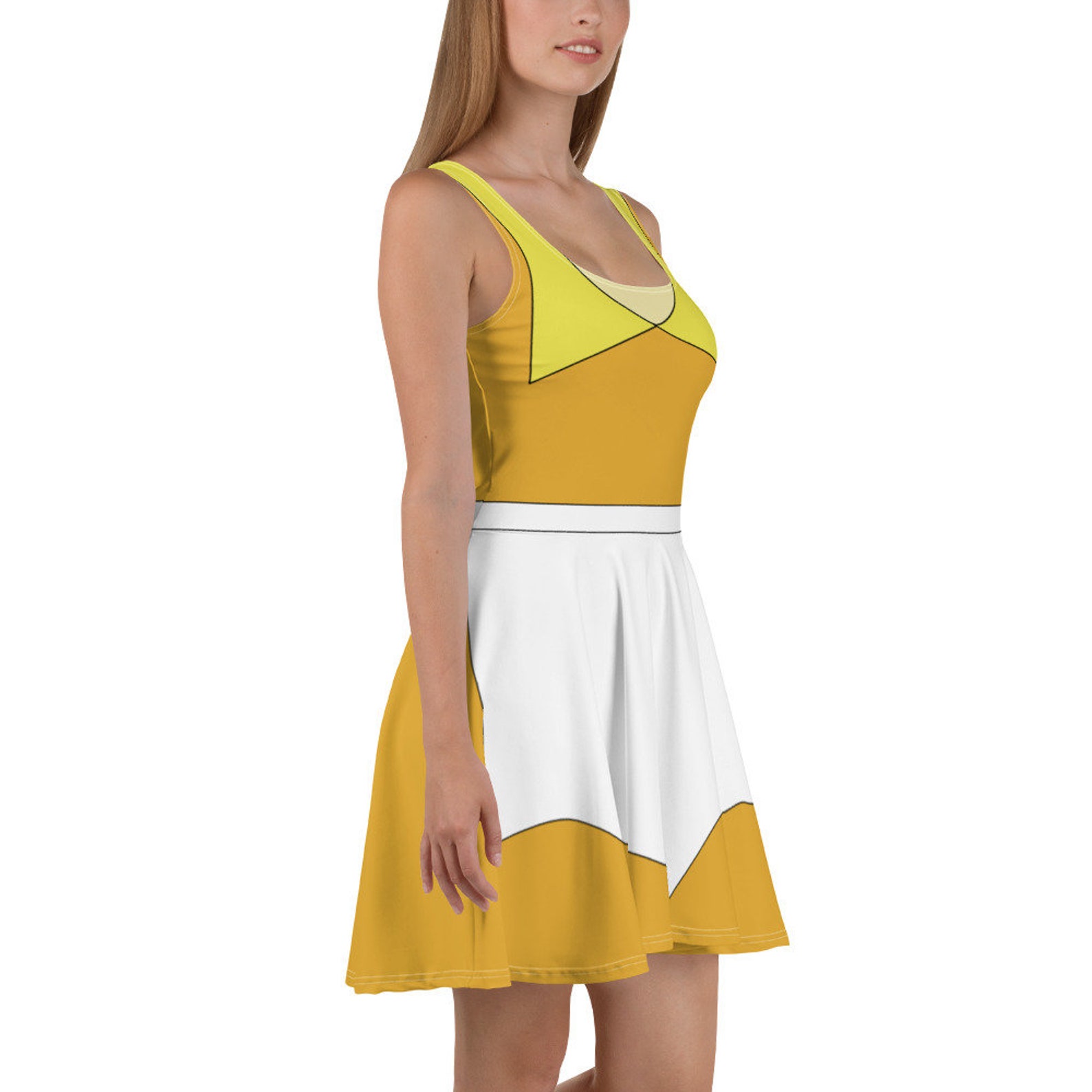 Bayou Princess Waitress Yellow Dress Running Costume Skater - Etsy