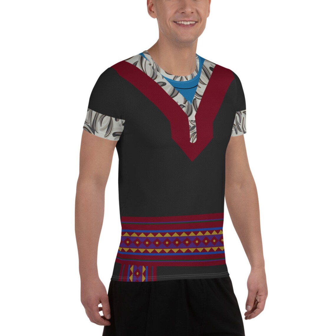 The Rugged Iceman Running Costume Men's Athletic T-shirt - Etsy