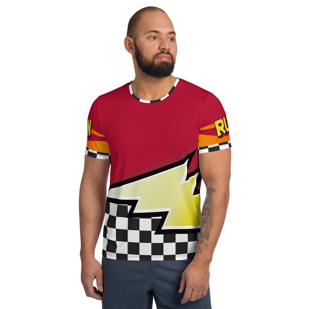 Lightning Fast Running Costume Men's Athletic T-shirt - Etsy