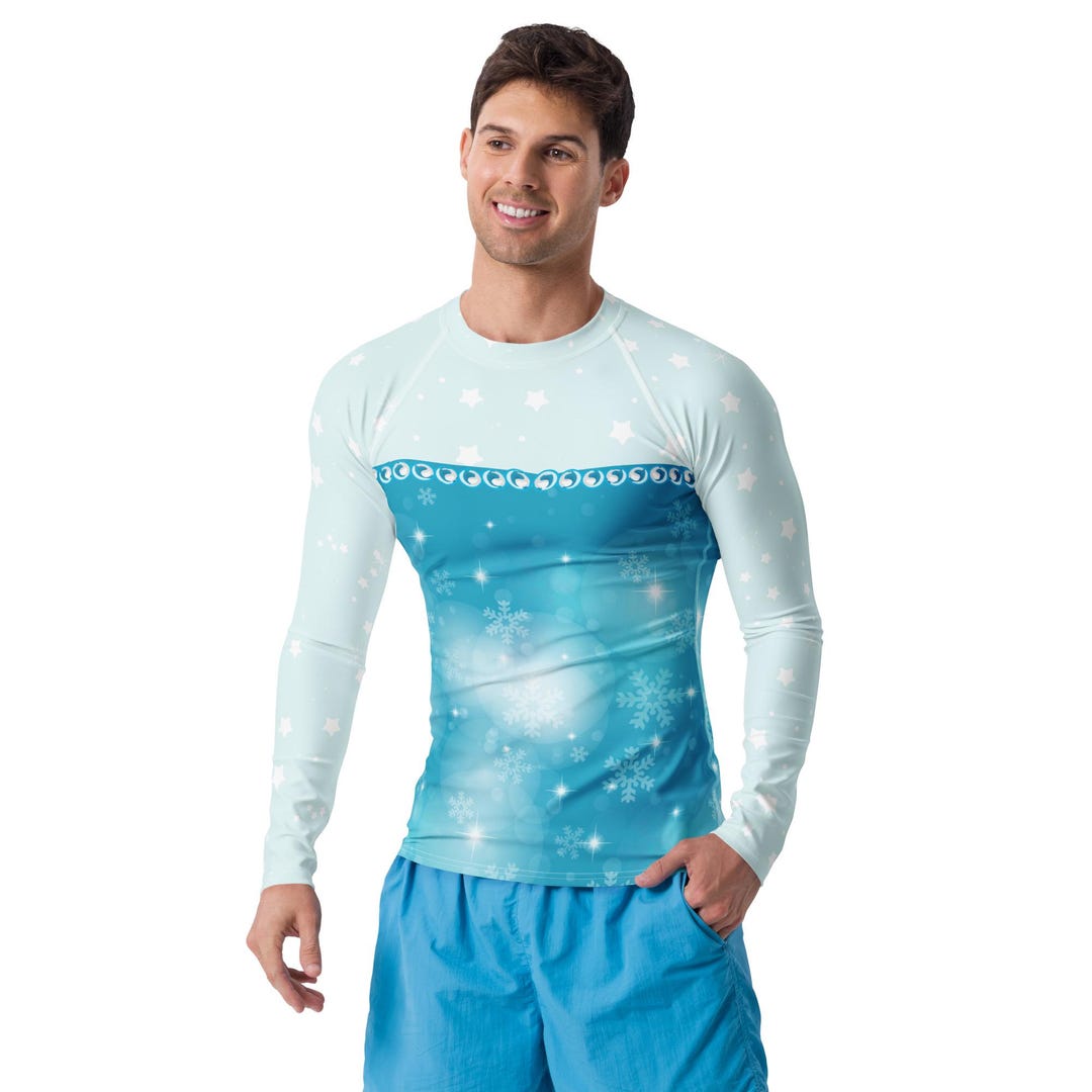 Elsa Frozen Inspired Princess Running Costume Men's Long Sleeve - Etsy