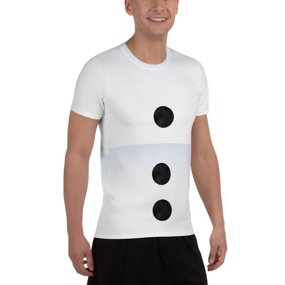 Frozen Snowman Running Costume Men's Athletic T-shirt - Etsy