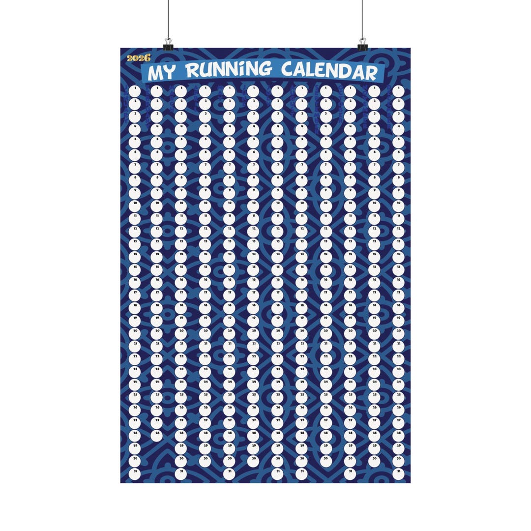 2026 Running Training Calendar With Premium Matte Finish - Etsy