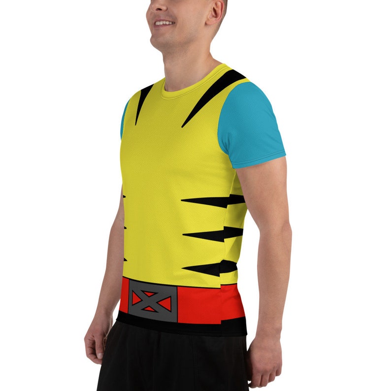 Mutant Wolf Running Costume Men's Athletic T-shirt | Etsy