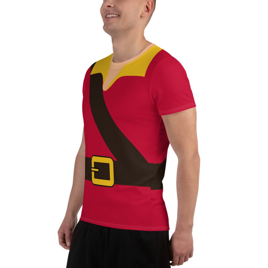 Gaston Running Costume Men's Athletic T-shirt | Etsy