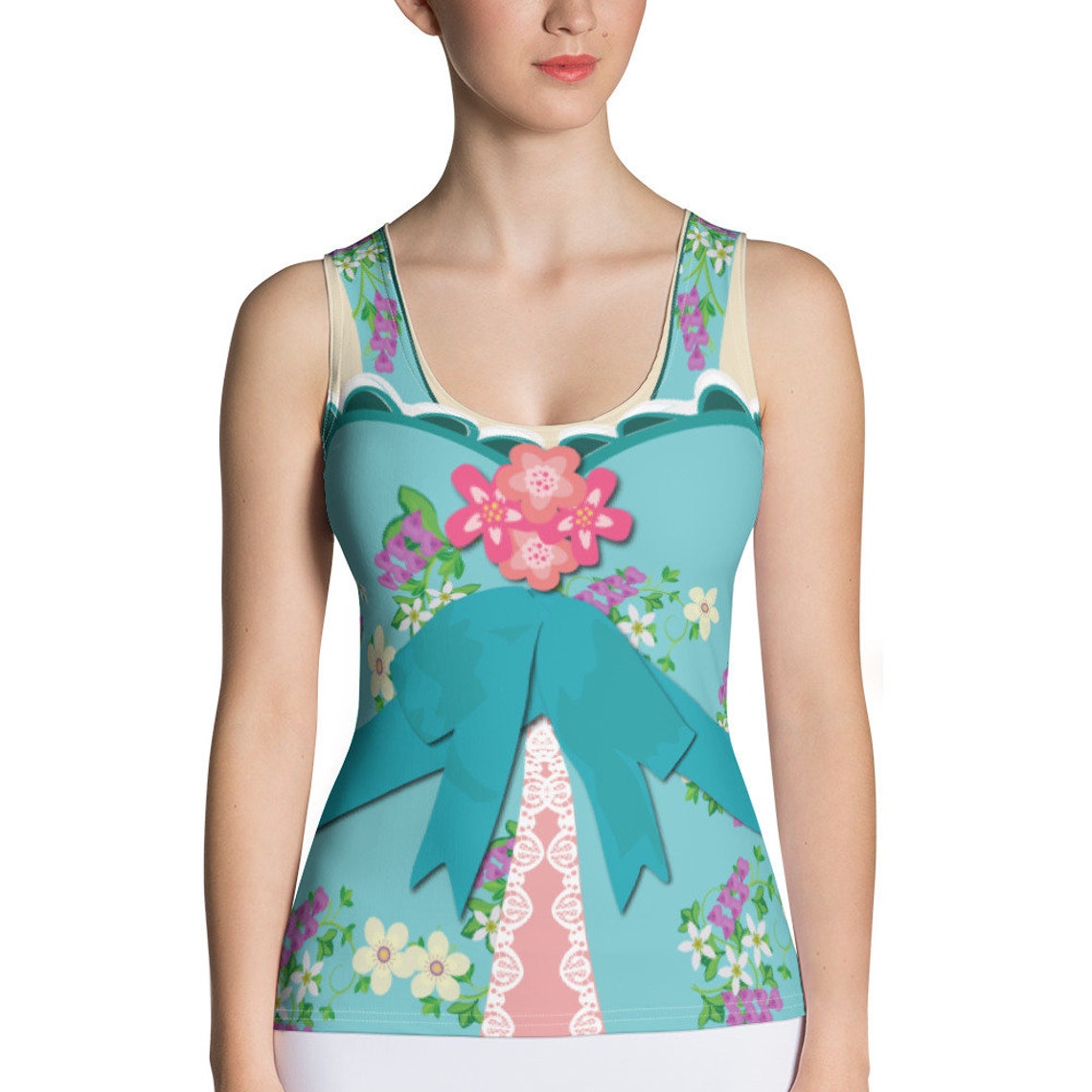 PINK Enchanted Princess Running Costume Tank Top - Etsy