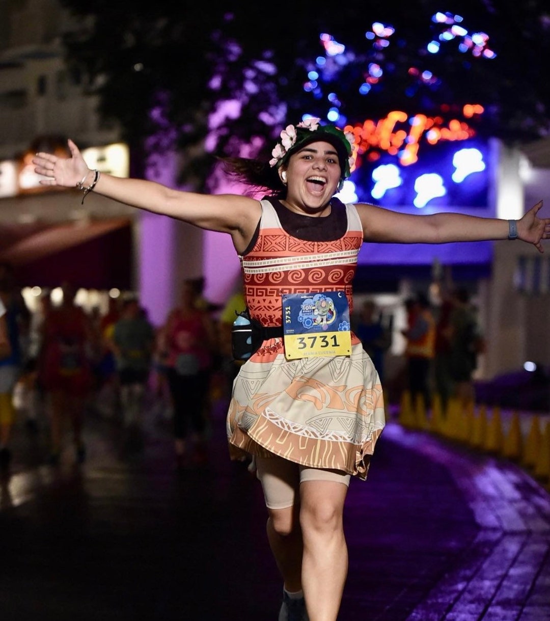 Polynesian Princess Running Costume Skater Dress - Etsy