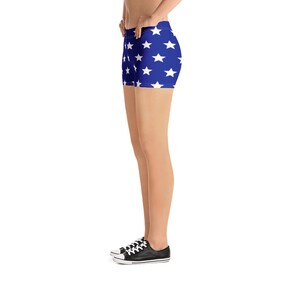 Stars on Blue Running Shorts - Etsy