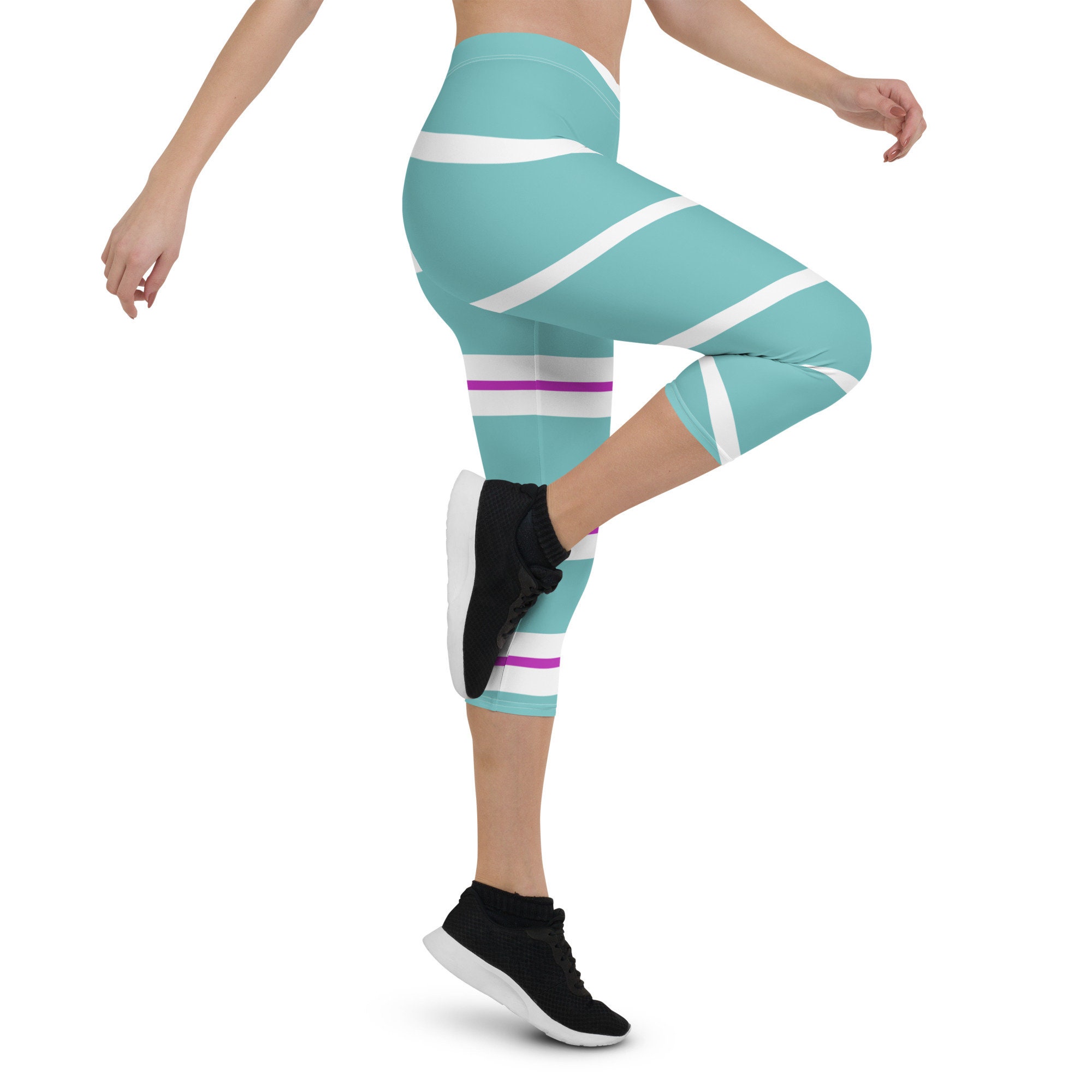 Vanellope Running Costume Capri Leggings - Etsy