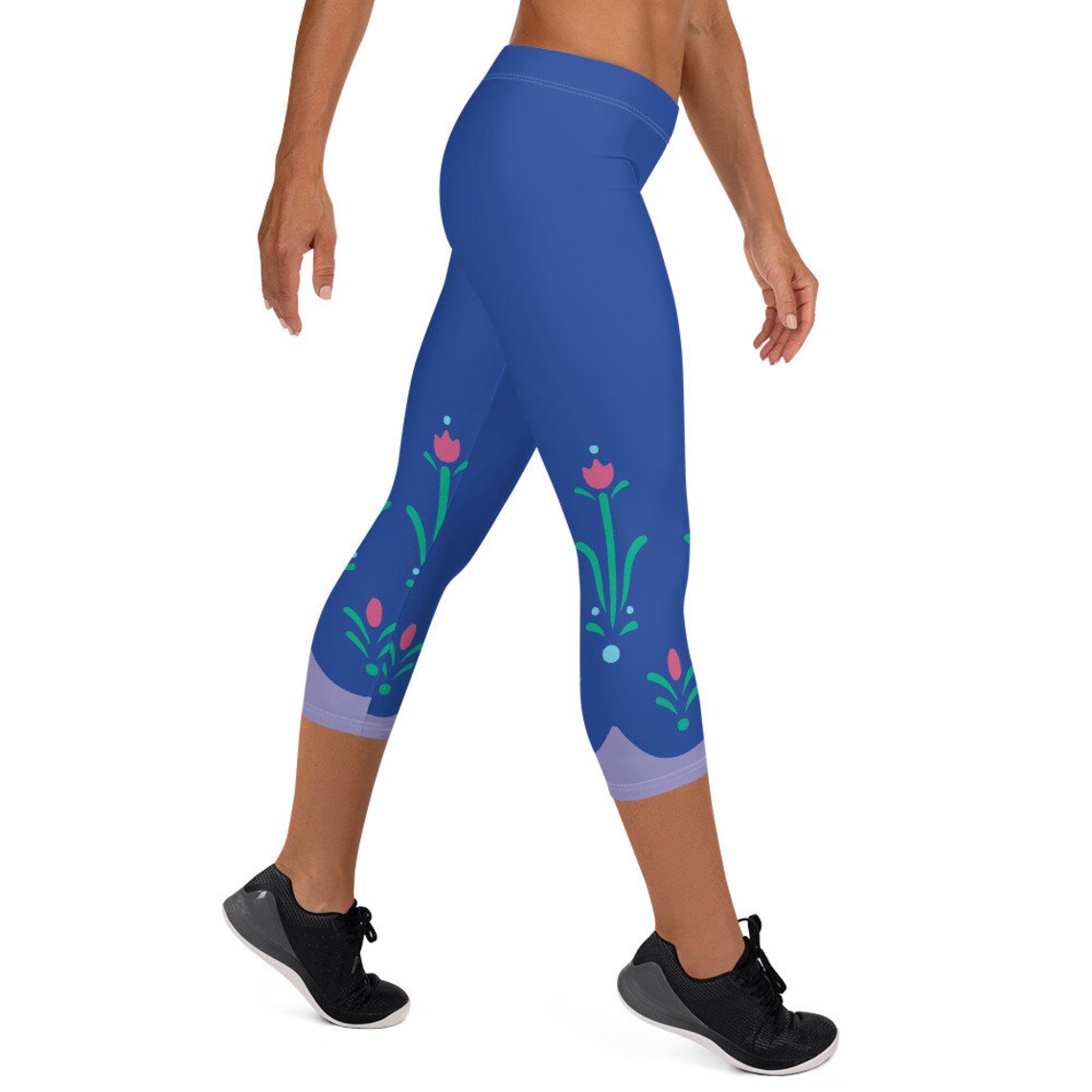 Anna Frozen Inspired Running Costume Capri Leggings - Etsy