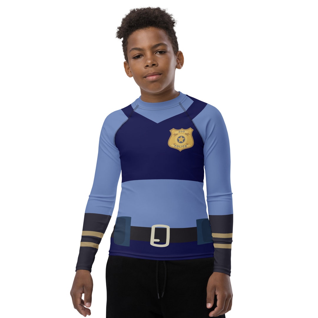 Detective Bunny Running Costume Youth Rash Guard - Etsy