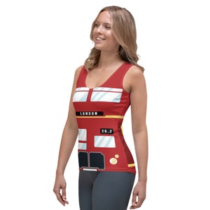 London Bus Running Costume Tank Top - Etsy