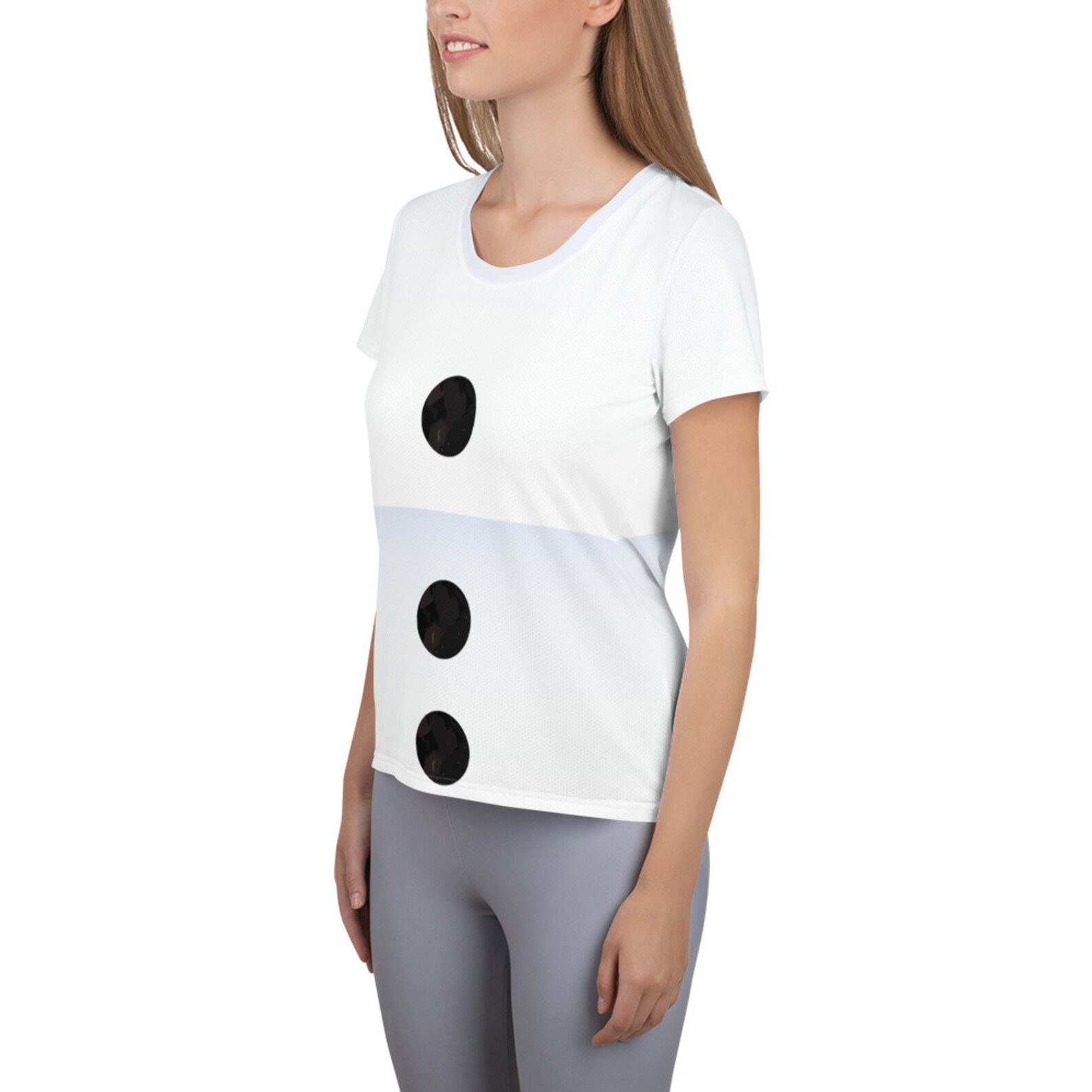 Frozen Snowman Running Costume Women's Athletic T-shirt - Etsy