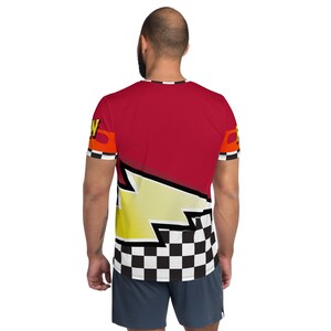 Lightning Fast Running Costume Men's Athletic T-shirt - Etsy