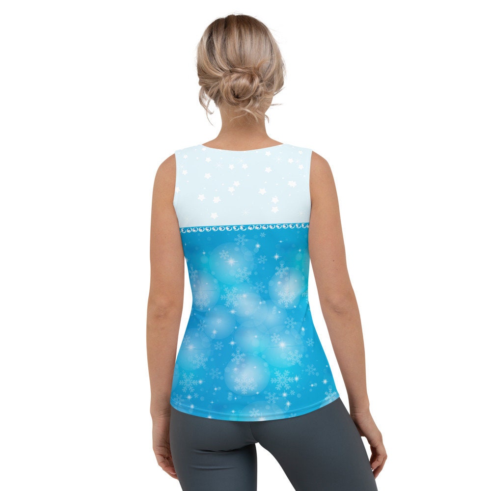 Elsa Frozen Inspired Princess Running Costume Tank Top - Etsy