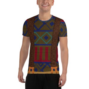 Frozen Shopkeeper Running Costume Men's Athletic T-shirt - Etsy