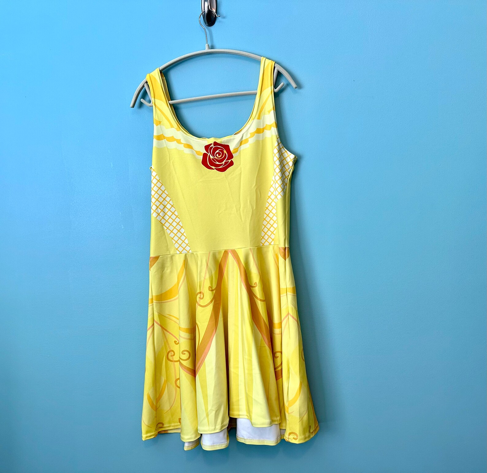Belle Princess Running Costume Skater Dress - Etsy
