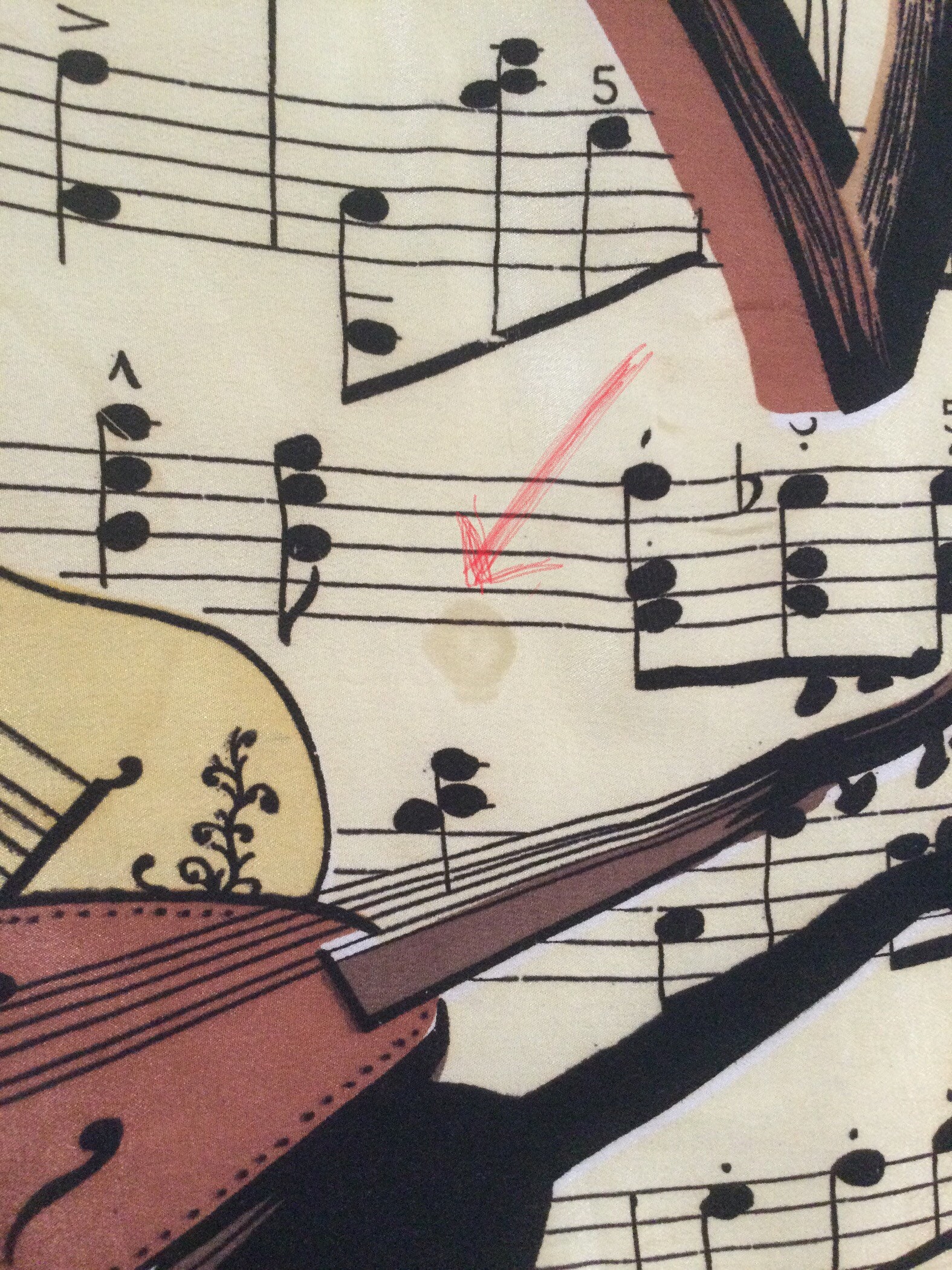 Liszt Hungarian Rapsodie 2 Scarf Brown/khaki Music Rapsodie Hongroise ...