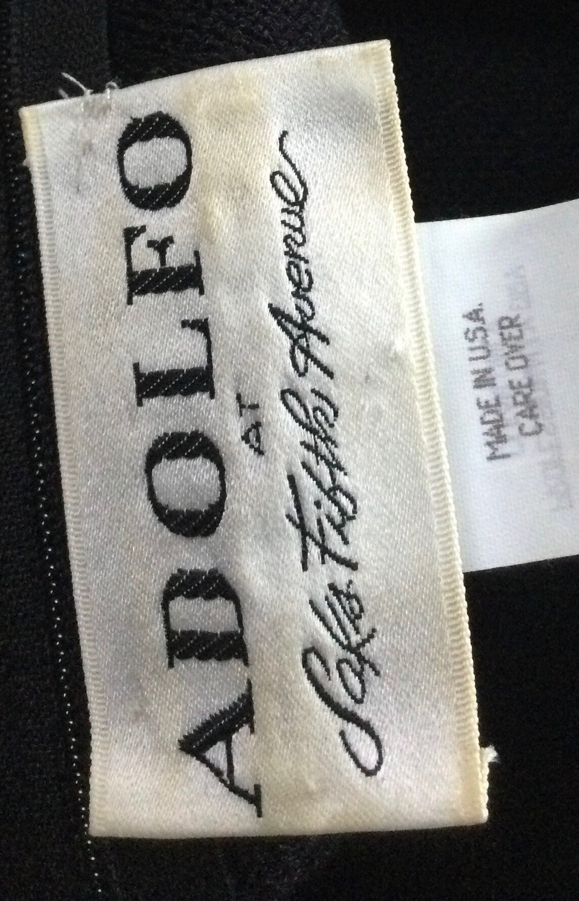 Black Adolfo Vintage A-line Dress Black Rhinestones Trim 1960s Vintage ...