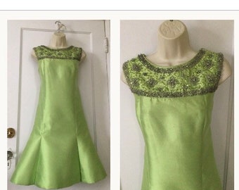 Apple Green Dress - Etsy