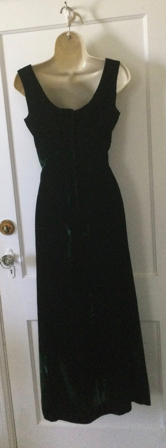 Green Velvet FRANKLIN SIMON Vintage Dress - Forest-Gr… - Gem